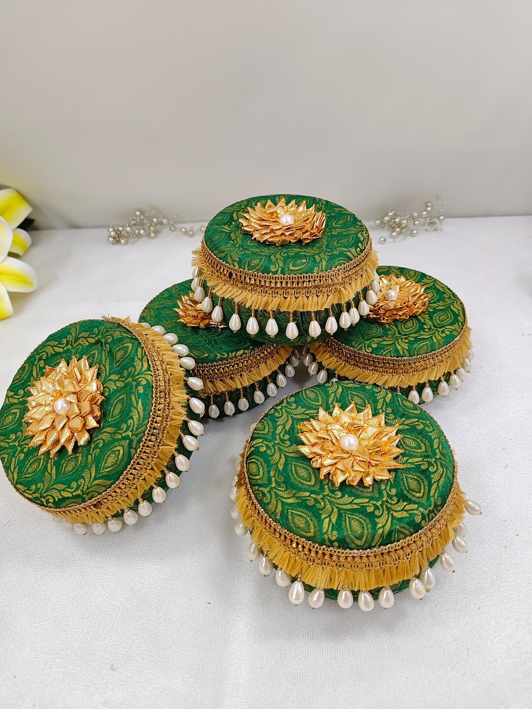 Indian Favor-mithai Steel Ladoo Boxes Dryfruit Bhajji Favour for Guest ...