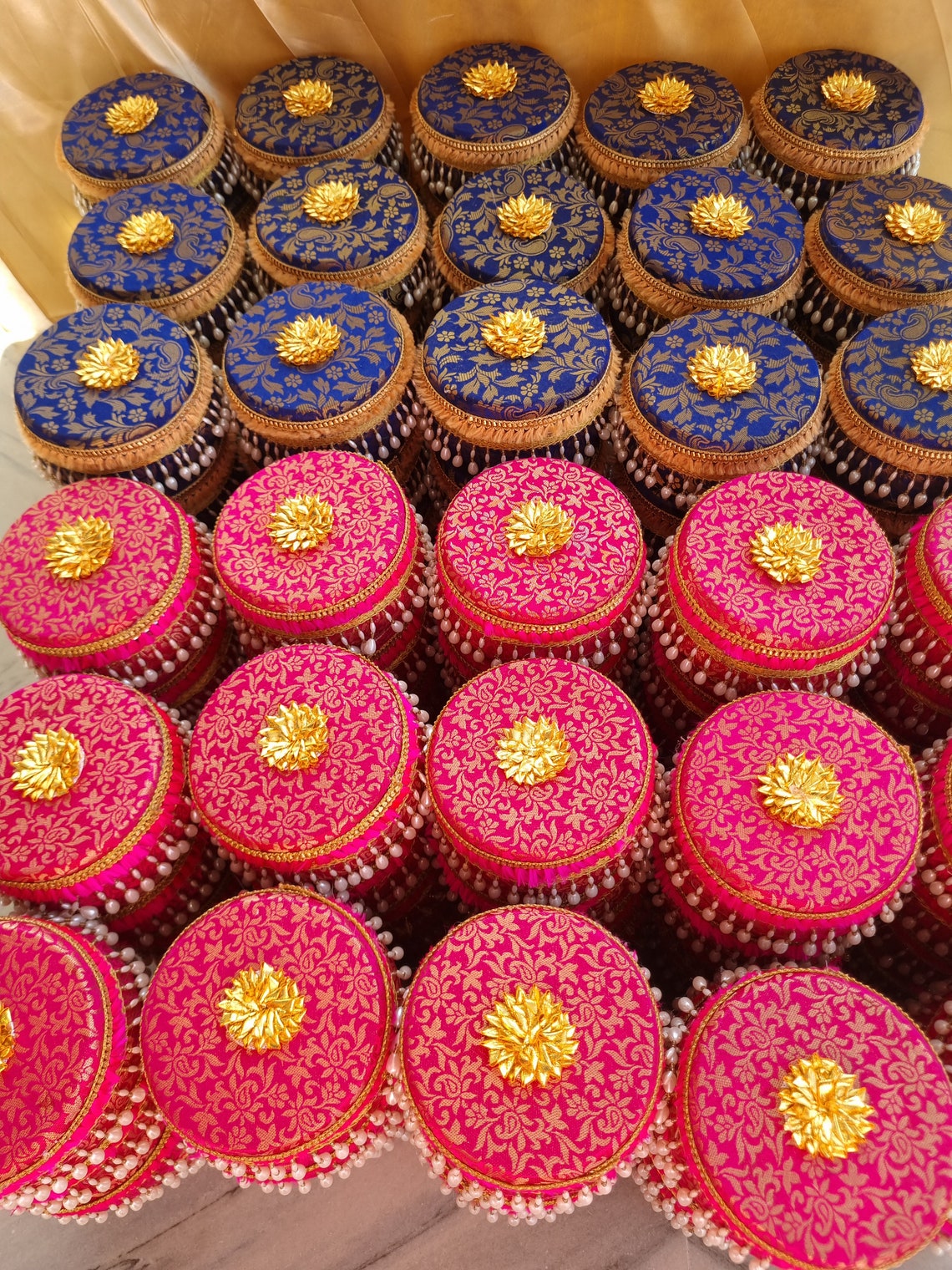 Handmade Steel Ladoo Boxes for Gifting/giveaway/favours/invitation ...