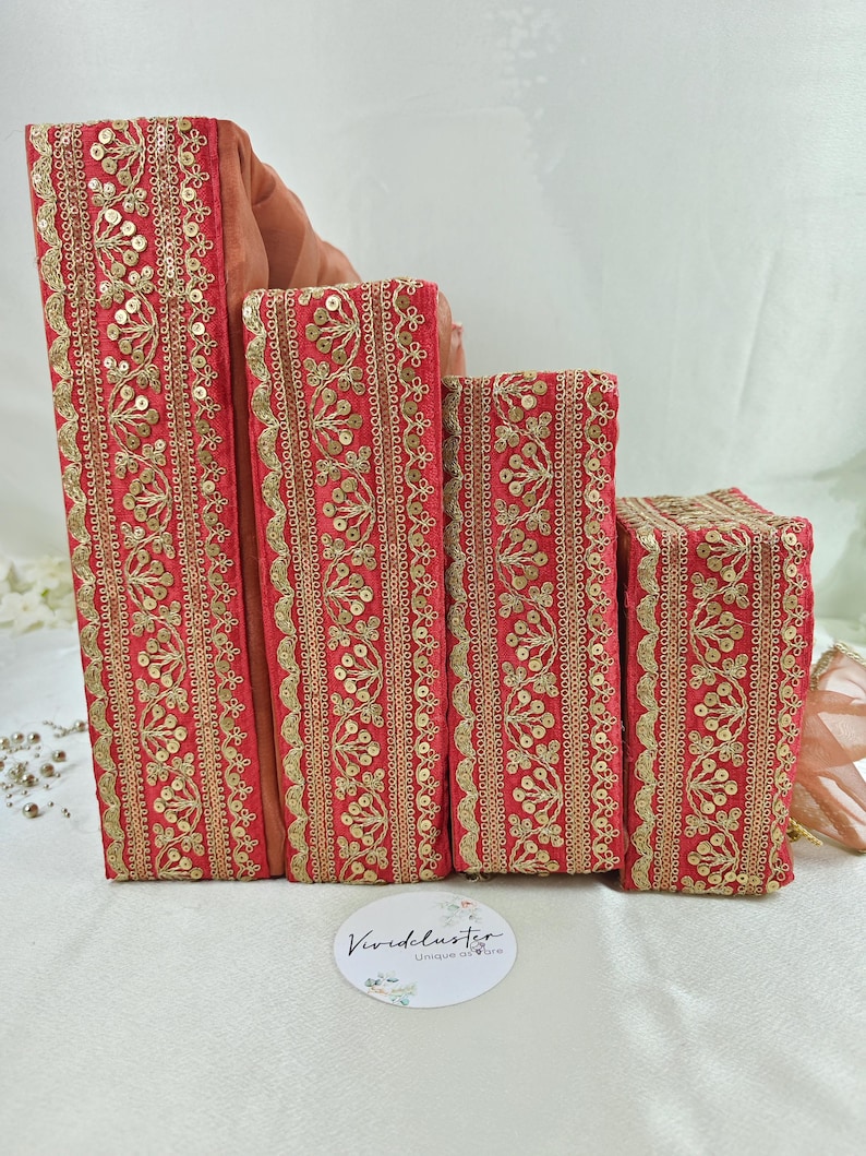 Valentine Day 2026 Gift Packing Basket, Rectangle MDF & Organza Base ...