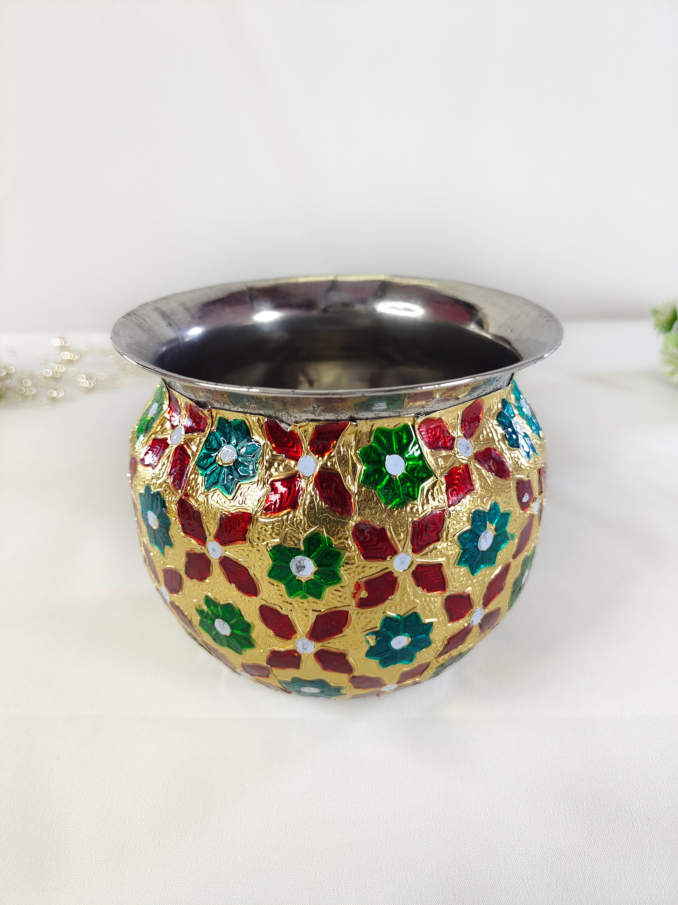 Wedding Platter With Laddu Box-lota for Karwa Chauth and Festival Gifts ...