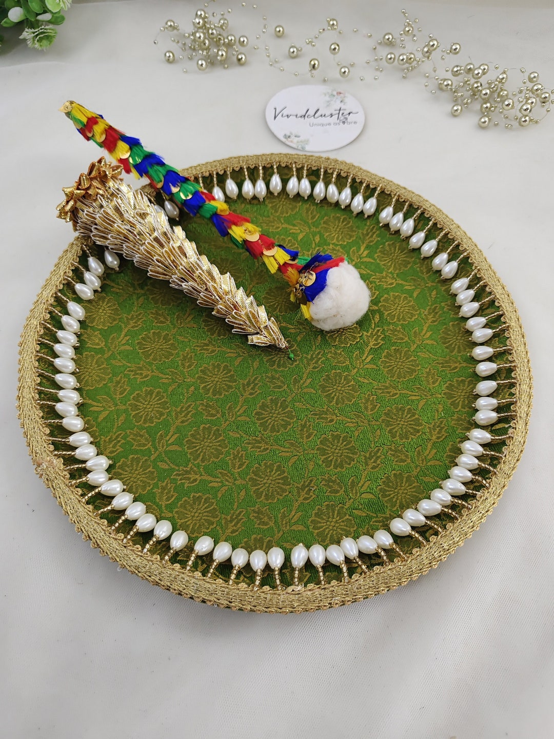 Bridal Mehndi Plate Set Mehndi Ceremony Trays Henna Tray Gifts Wedding ...