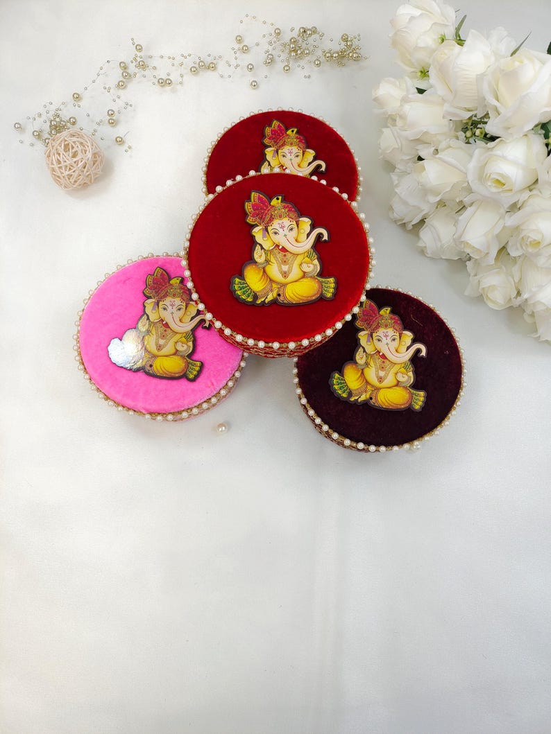 Ladoo Packaging Boxes, Stainless Steel, 5-inch (red, Pink, Wine) Round ...