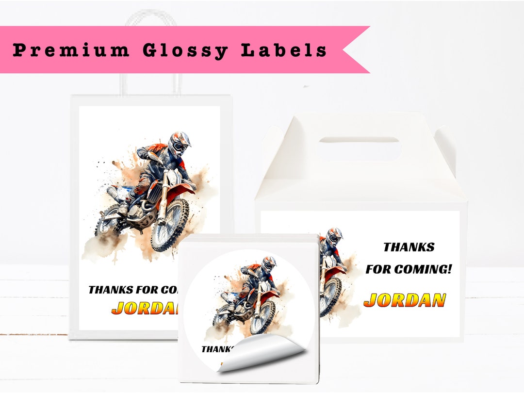 Motorbike Dirt Bike Motocross Race Boys Theme Extreme Sport Dirt ...