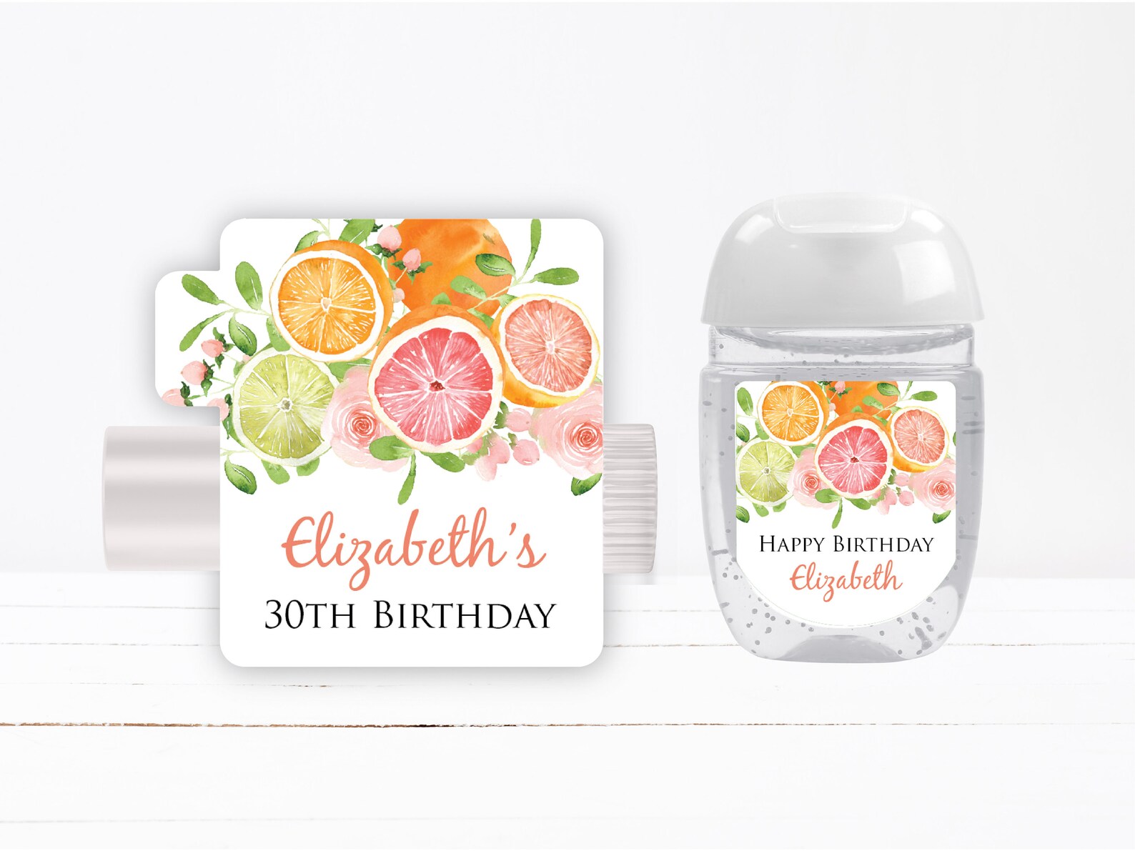 Citrus Main Squeeze Orange Lemon Lime Grapefruit Floral Summer ...