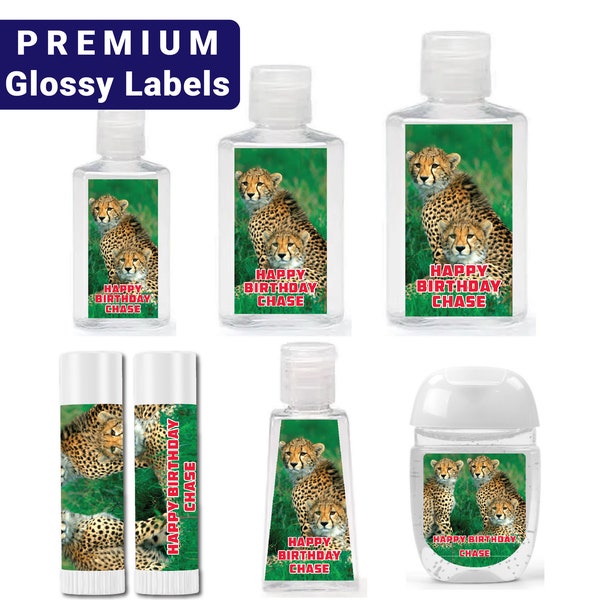 Cheetah Labels - Etsy