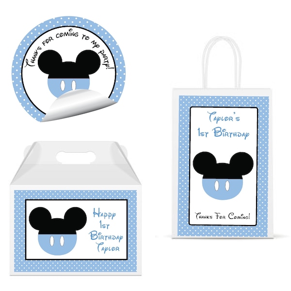 Mickey Mouse Box - Etsy