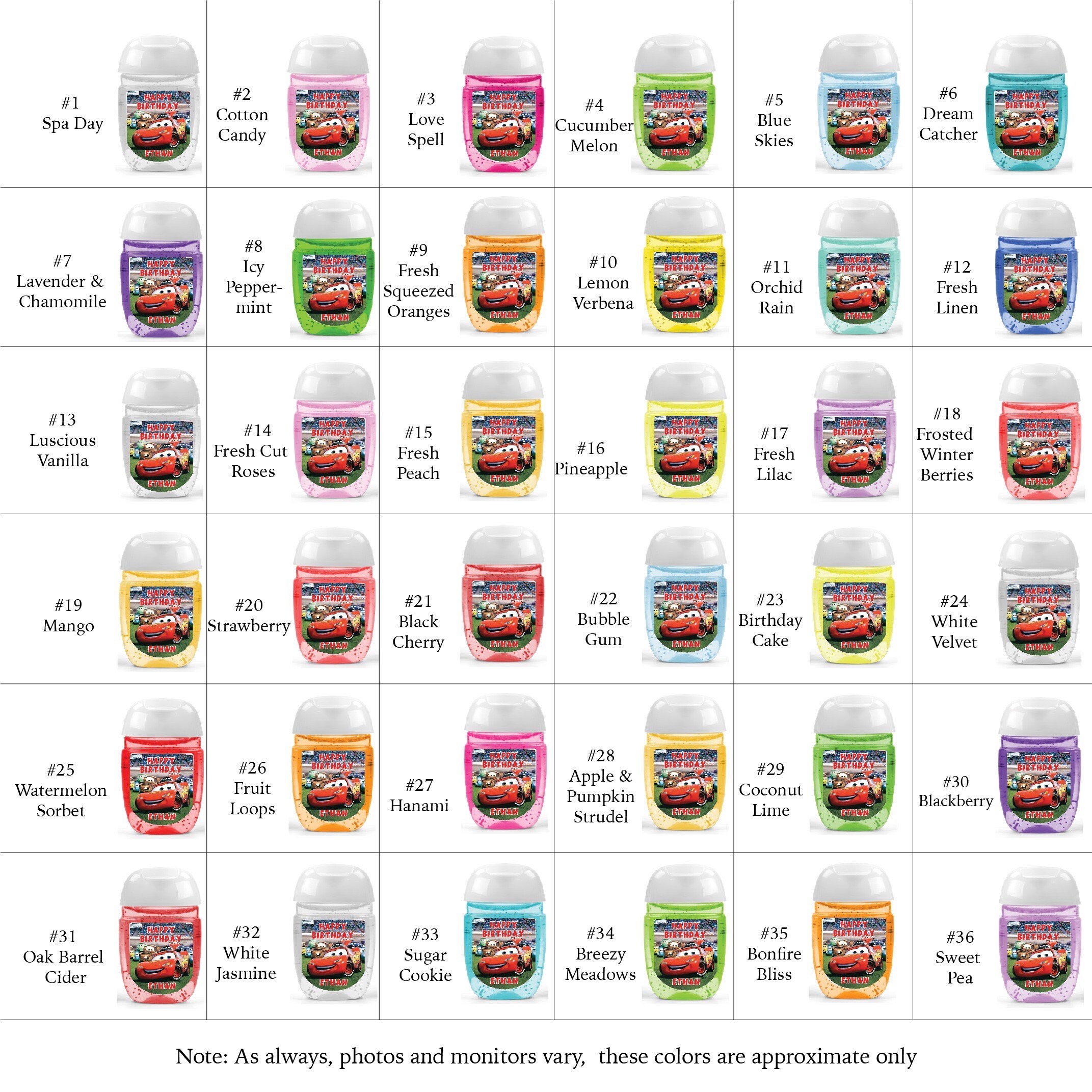 Cars Lightning Mcqueen Lip Balms Chap Stick or Hand Wash - Etsy