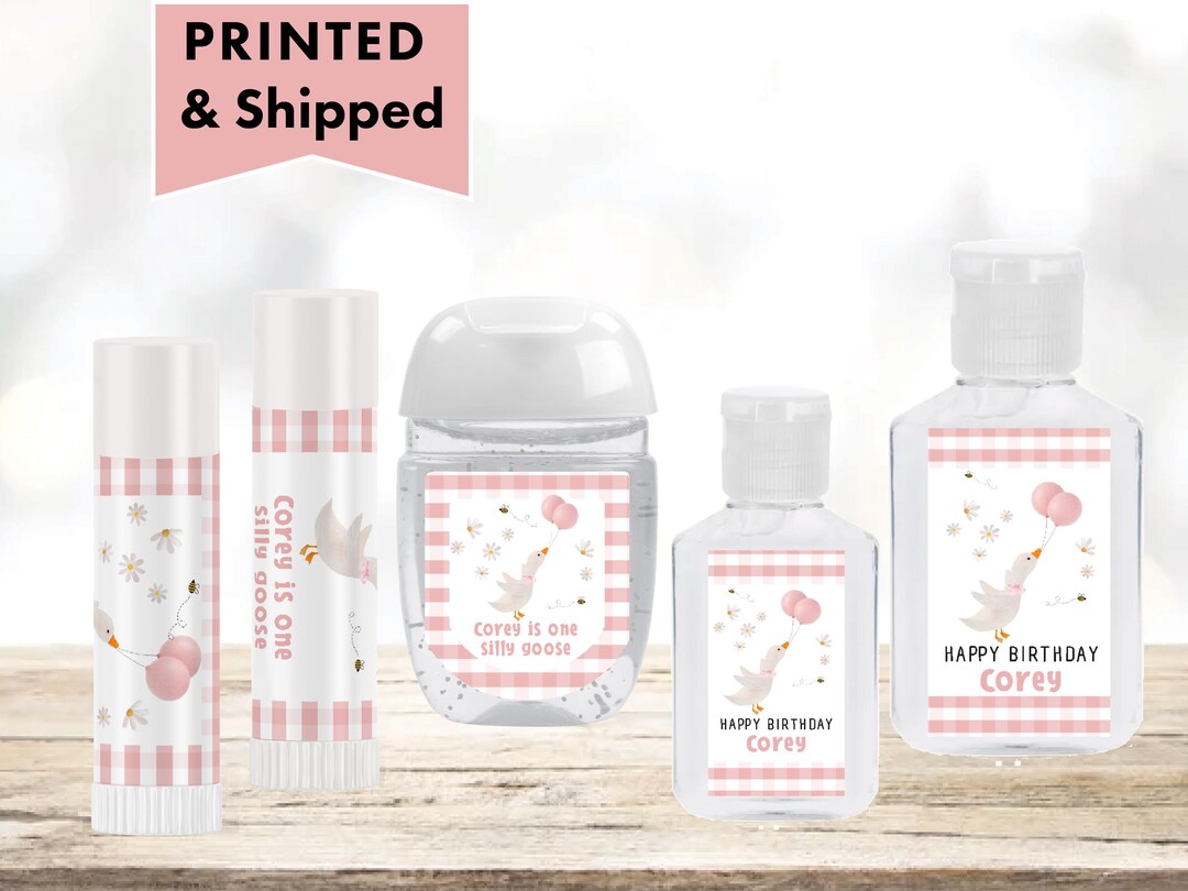 One Silly Goose 1st First Birthday Gingham Daisy Cute Watercolor for ...