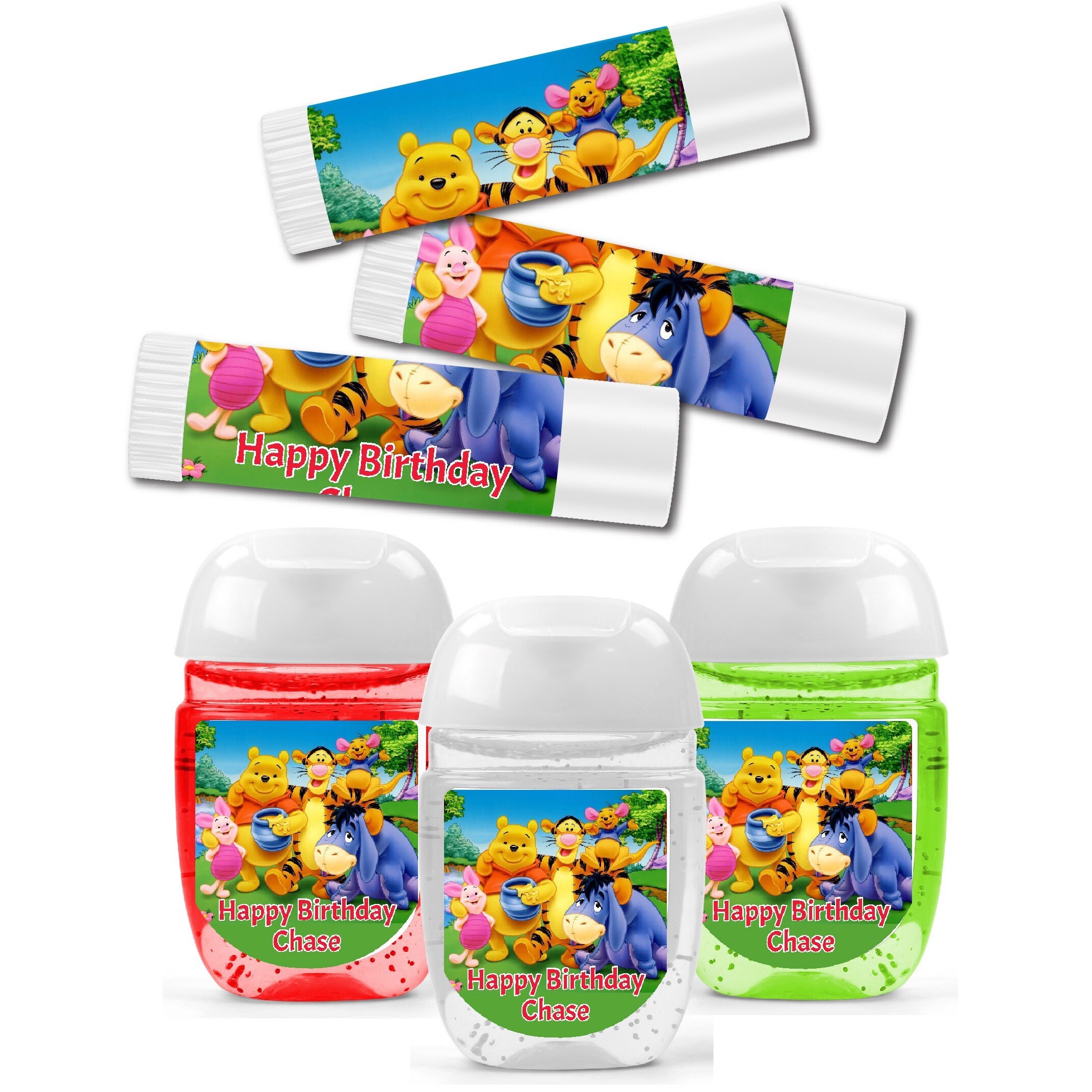 Winnie-the-pooh Lip Balms Chap Stick or Hand Wash Best - Etsy
