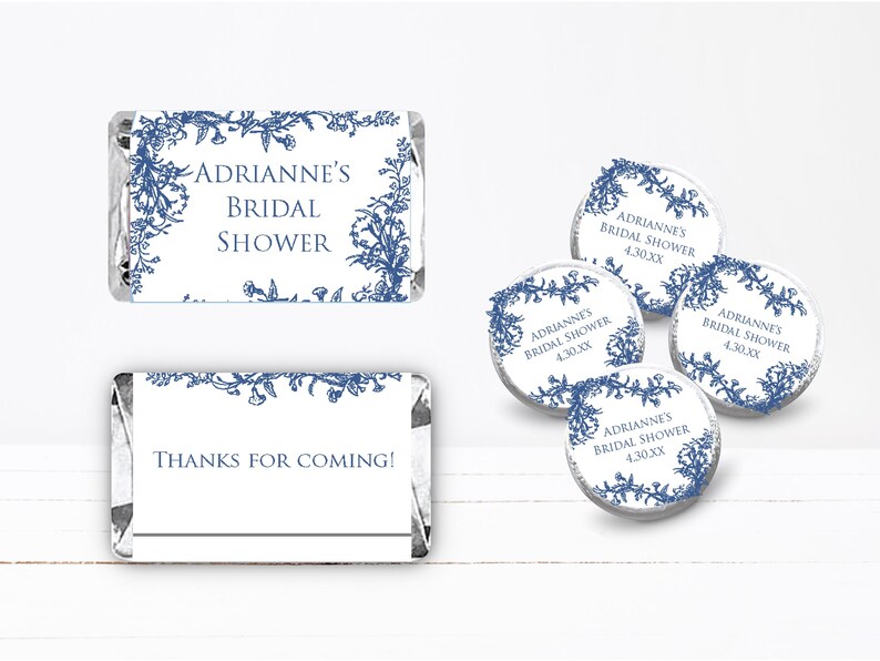 Chinoiserie French Blue White Victorian Floral Vintage Botanical ...