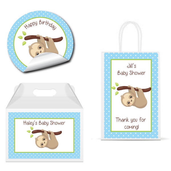 Sloth Party Favors - Etsy