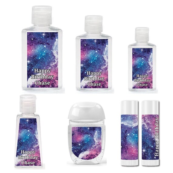 Galaxy Stars Out of This World Space PRINTED GLOSSY LABELS | Etsy