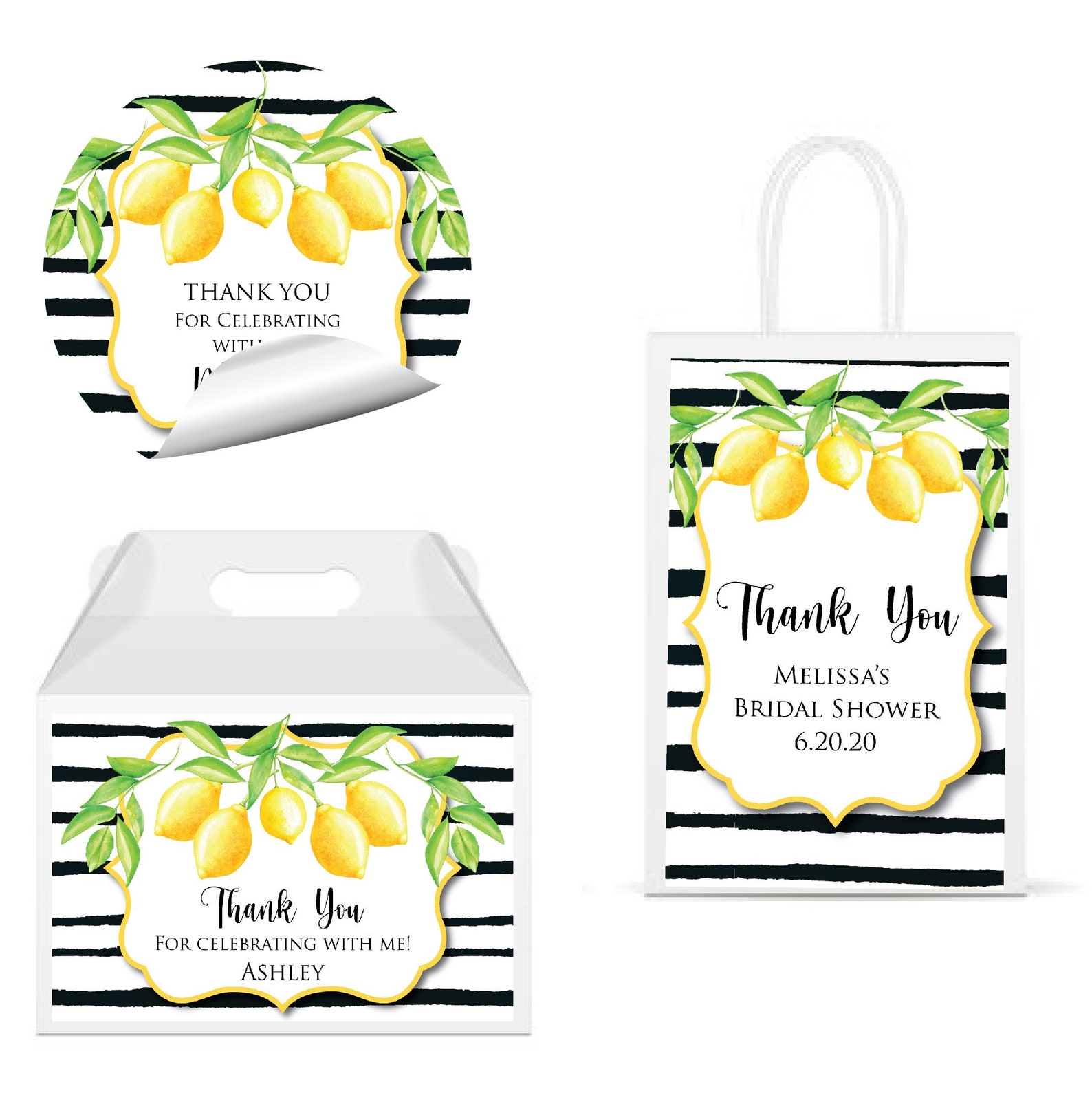 Lemon Main Squeeze Citrus Summer PRINTED GLOSSY LABELS for - Etsy