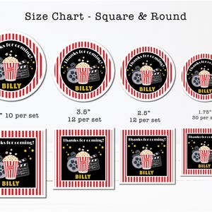 Movie Theatre | Cinema Film Popcorn | Movie Night - PRINTED GLOSSY ...