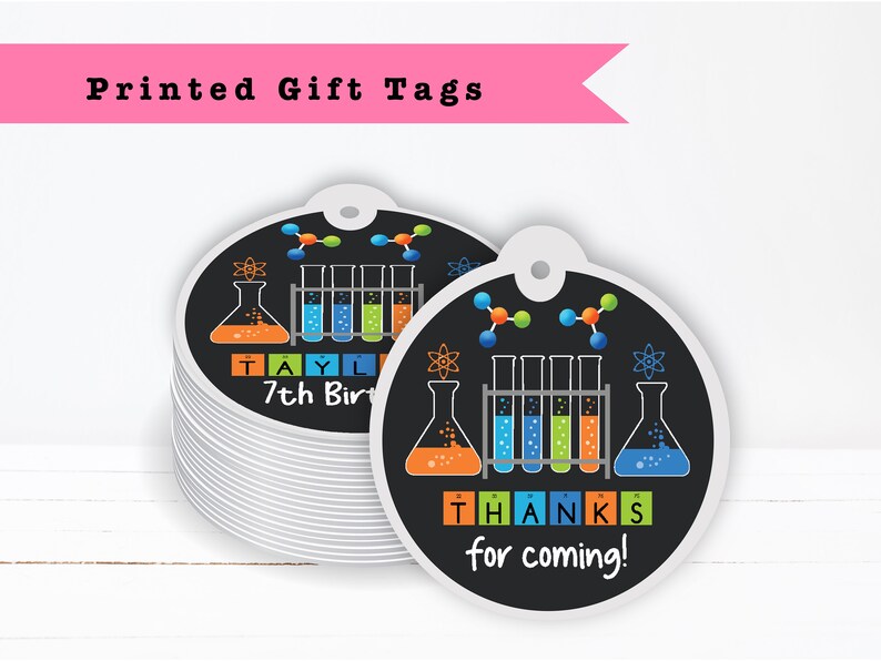 Science Party Science Experiment Periodic Table Elements PRINTED GIFT ...