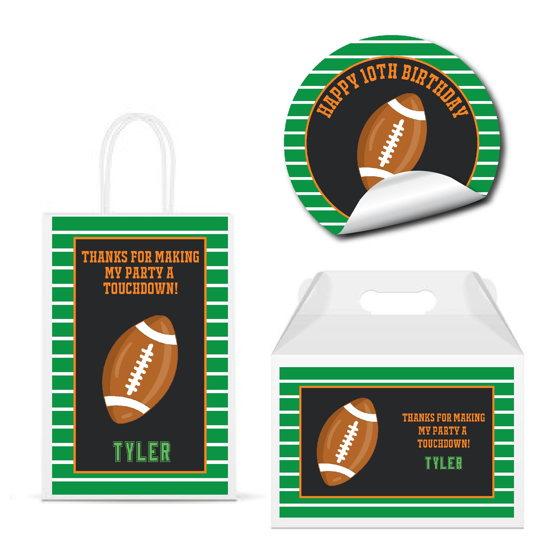 Football Game Time First Year Down Tailgating Touchdown Field | Etsy