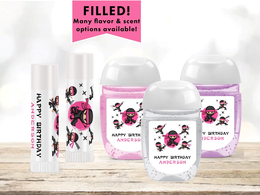 Little Ninja Warrior Karate Girl - Lip Balms Chap Stick or Hand Wash ...
