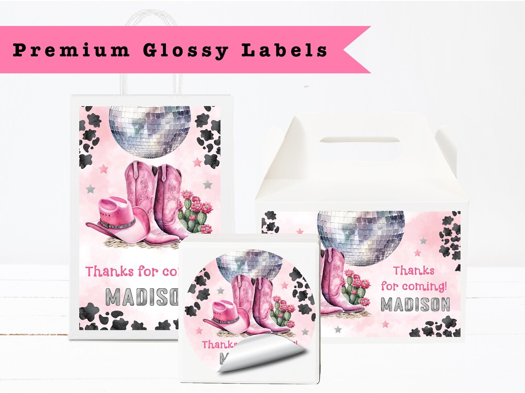 Pink Disco Cowgirl Nashville Party Rodeo Western Boots Hat Wild West ...