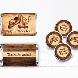 Cowboy Boots Hat Lasso Country Western Rustic Wood Wild West PRINTED ...