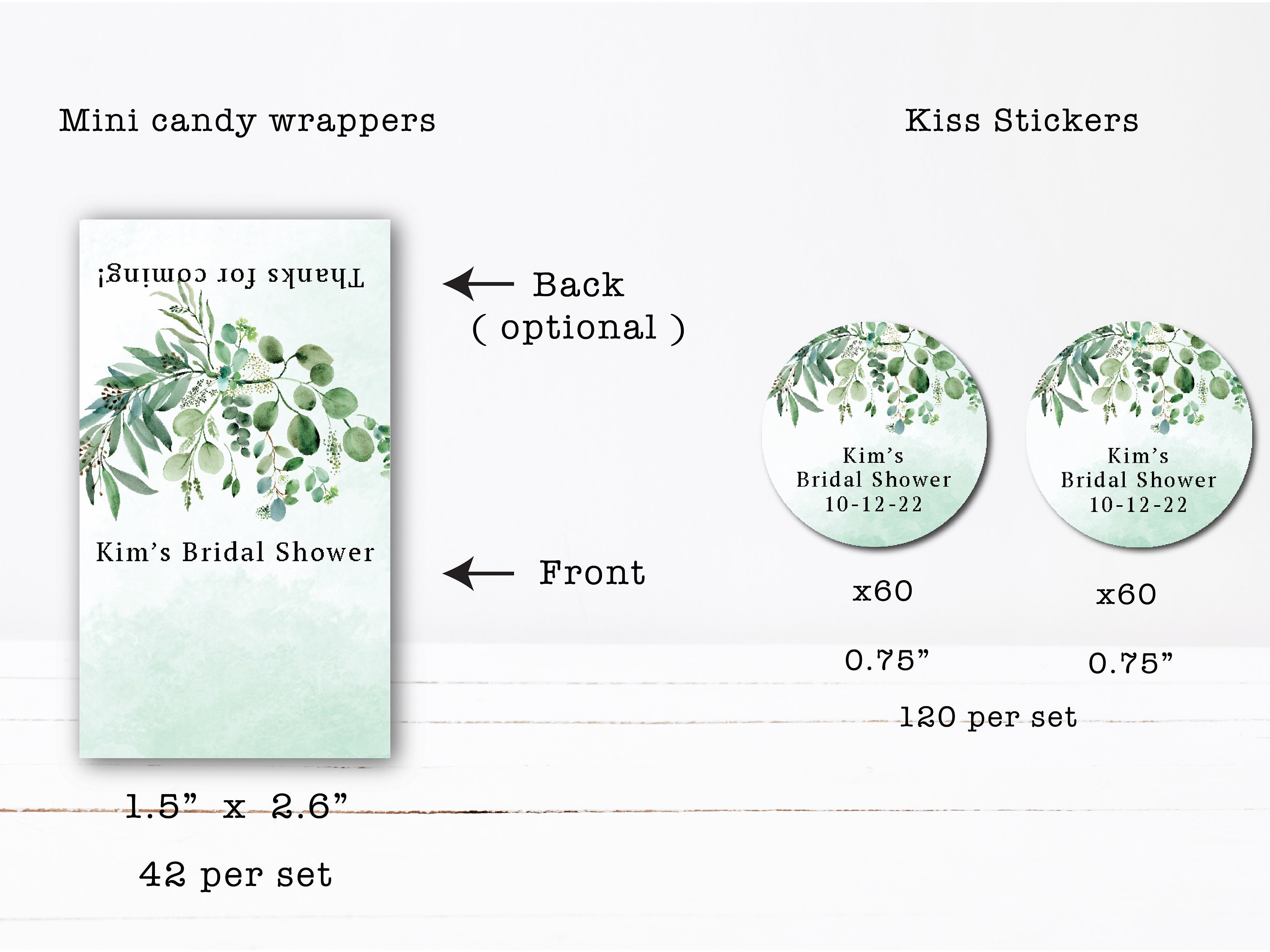 Eucalyptus Greenery Succulent Simple Elegant Watercolor - Etsy