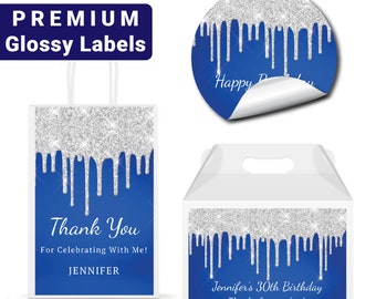 Royal Blue Silver | Etsy