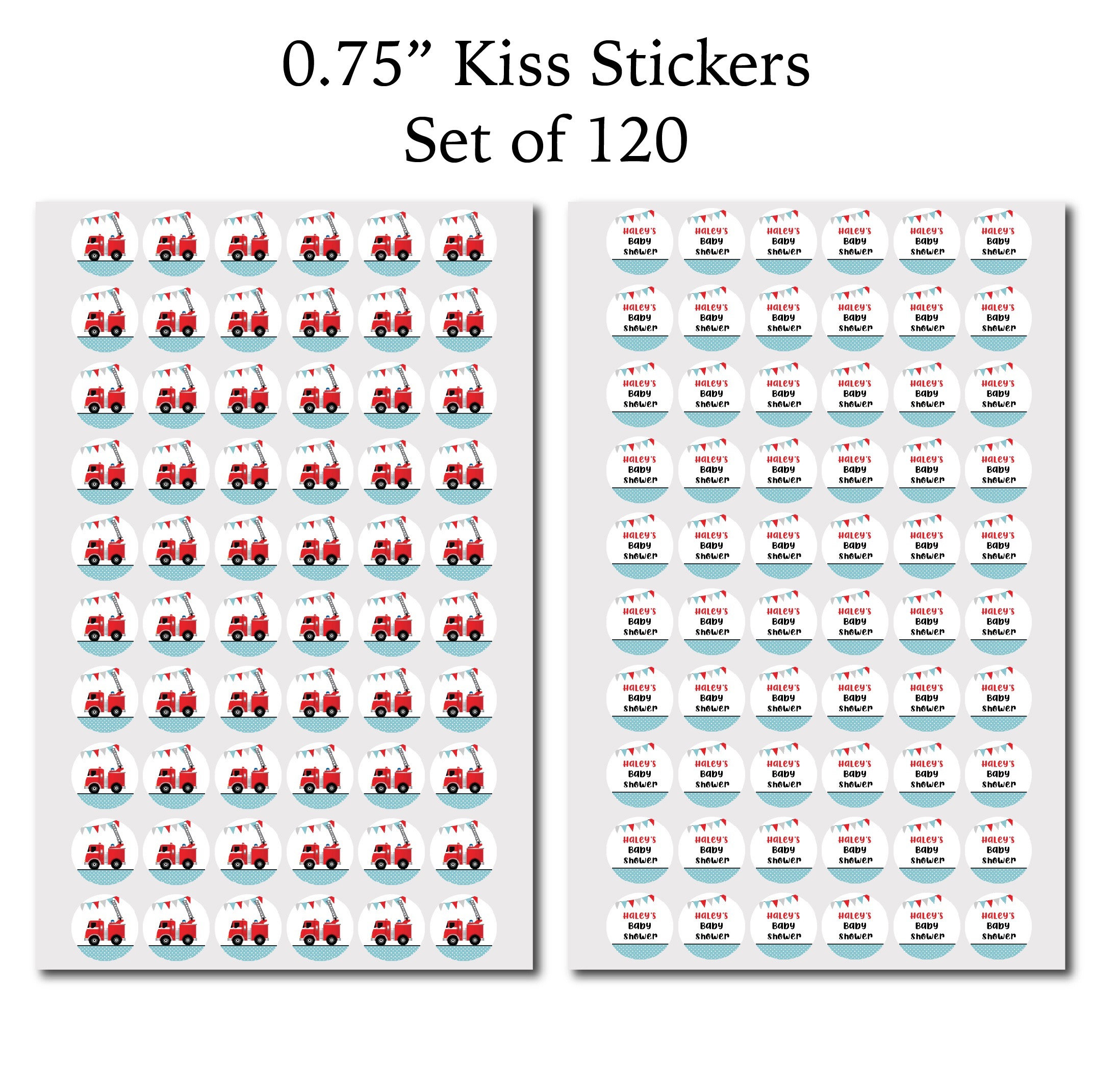 Firetruck Fire Truck Sound The Alarm PRINTED CANDY WRAPPERS | Etsy