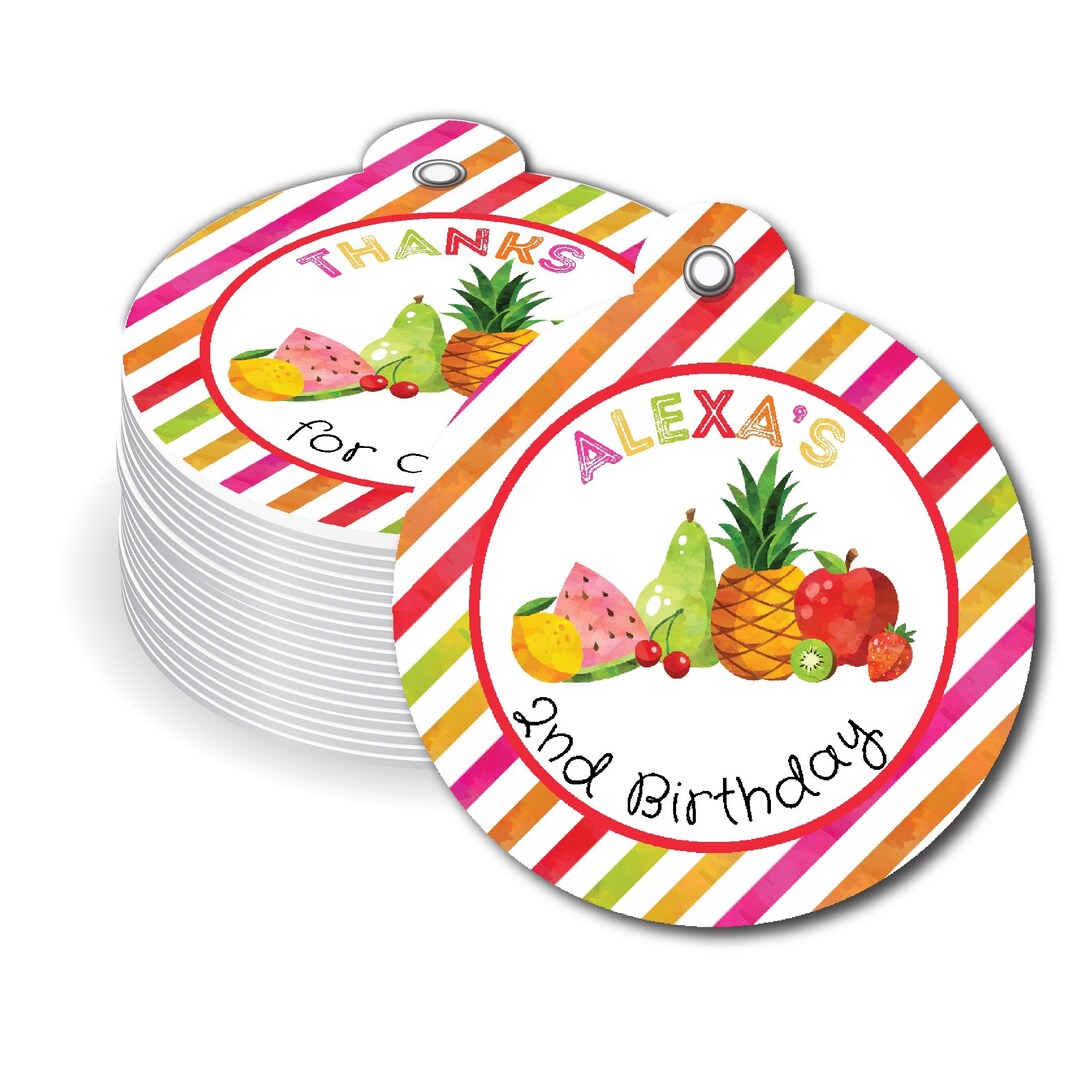 Tutti Frutti Summer Tropical Fruits Two-tti so Fresh - PRINTED GIFT ...