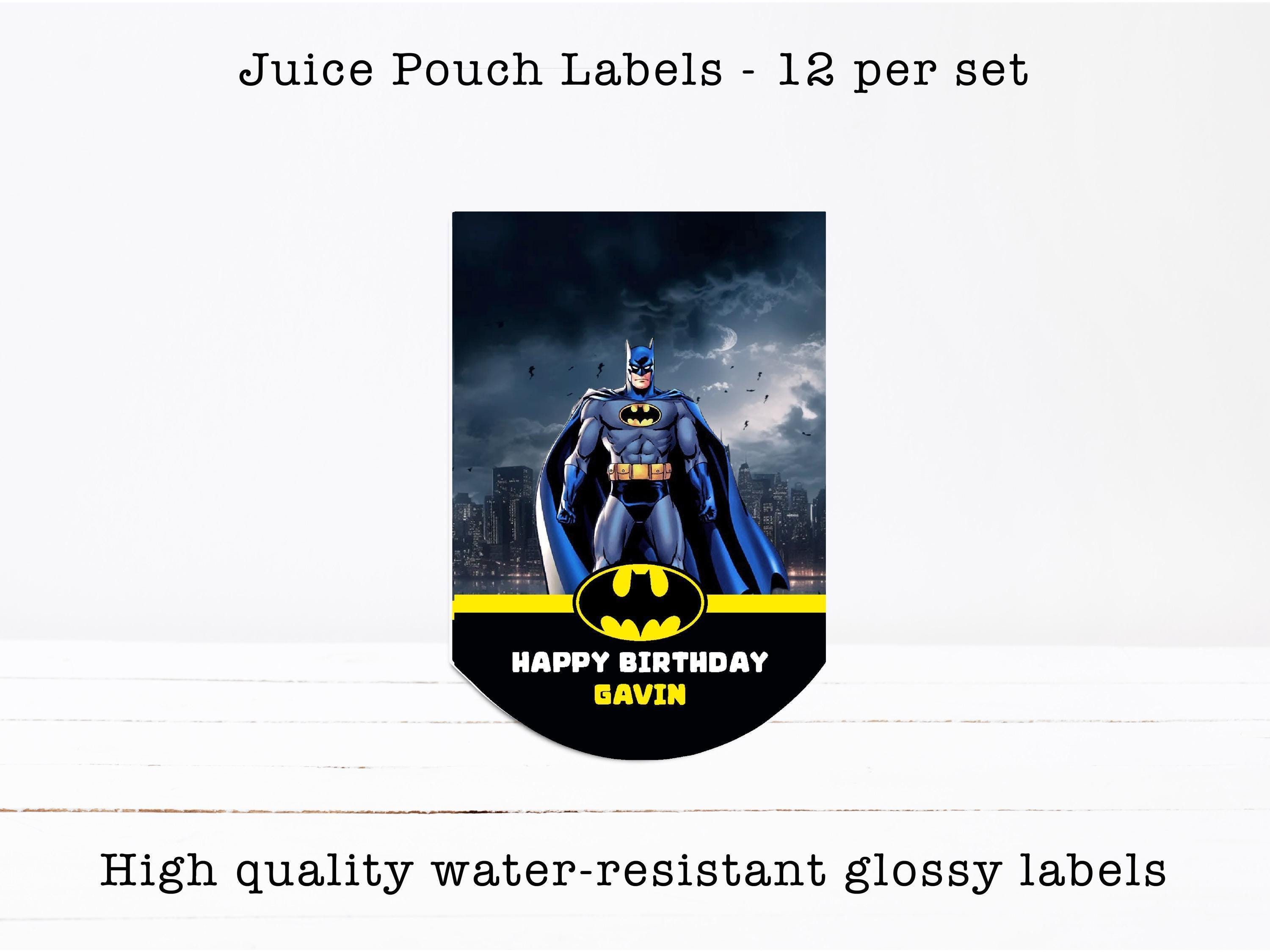 Superhero Bat Guy Party Kids Birthday Boy and Girl Party Chip Bag ...