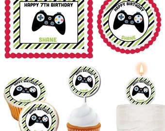 Level up Cupcake Toppers - Etsy