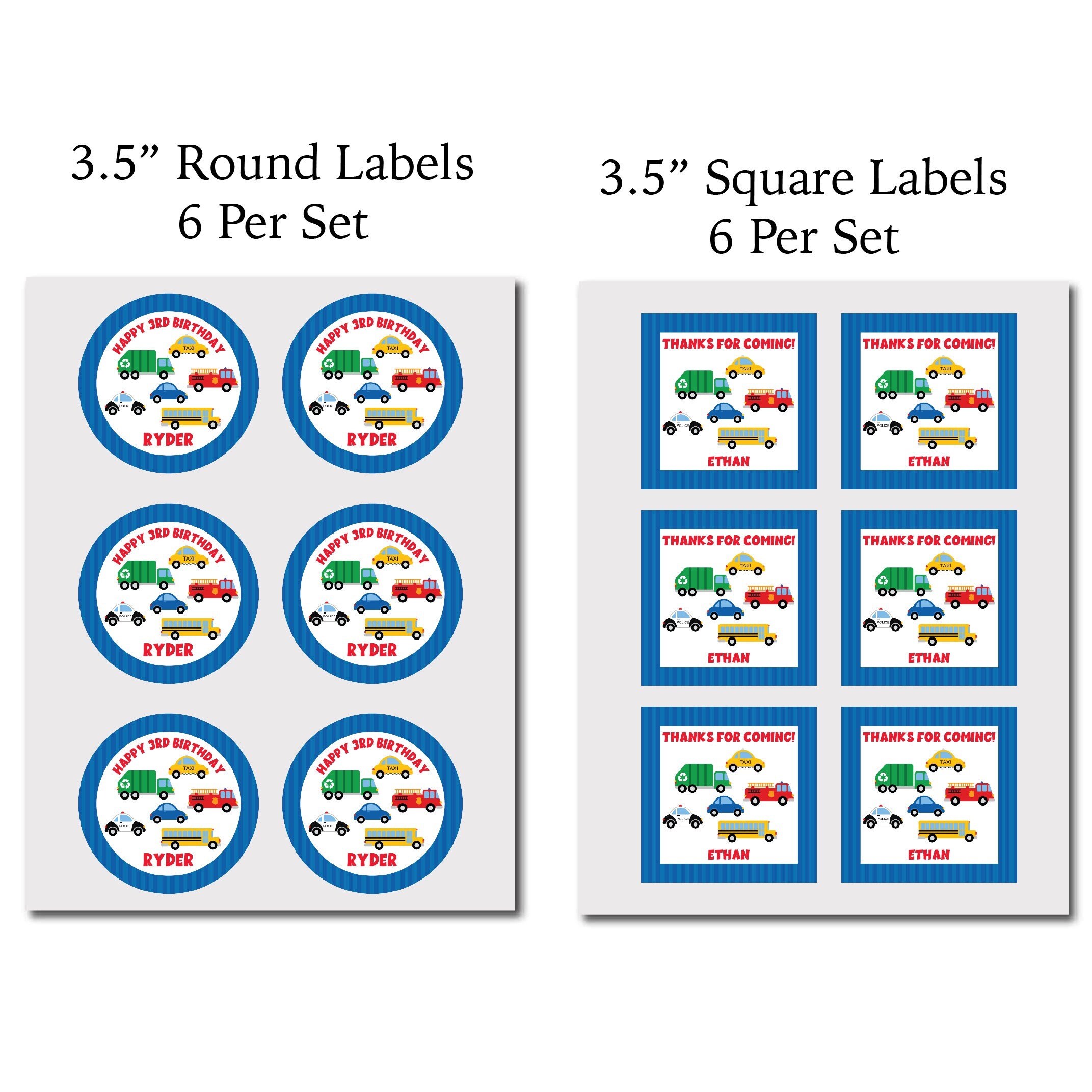 Traffic Jam Transportation City Cars Police Fire Truck - Etsy