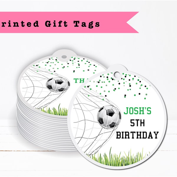 Soccer Thank You Tag - Etsy