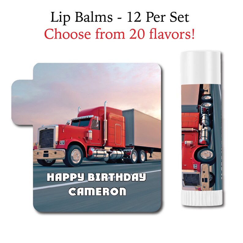 Red Tractor Trailer Semi Truck Big Rig on Road Highway Cool - Etsy