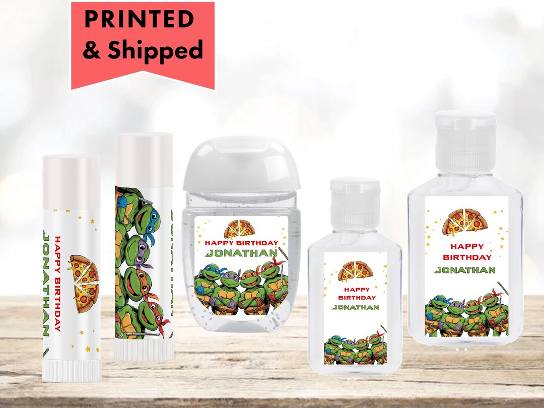 Ninja Turtles Birthday Fun Ninjas Turtle Karate Pizza Party Glossy ...