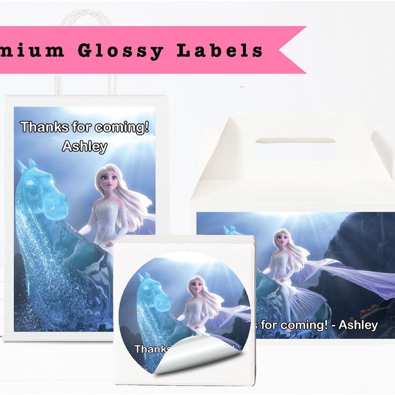Elsa Stickers - Etsy