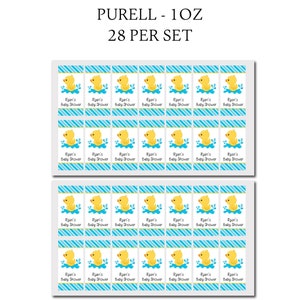 Cute Little Rubber Duck Duckling PRINTED GLOSSY LABELS for - Etsy