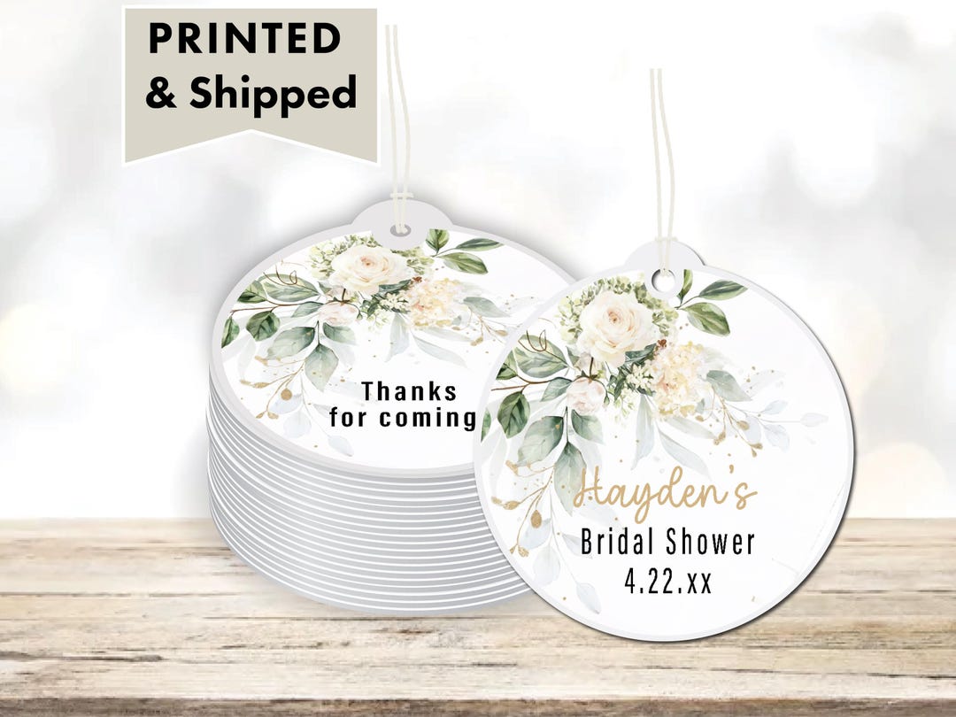 Creamy White Floral Bridal Shower Wedding Ivory Green Luxury Elegant ...