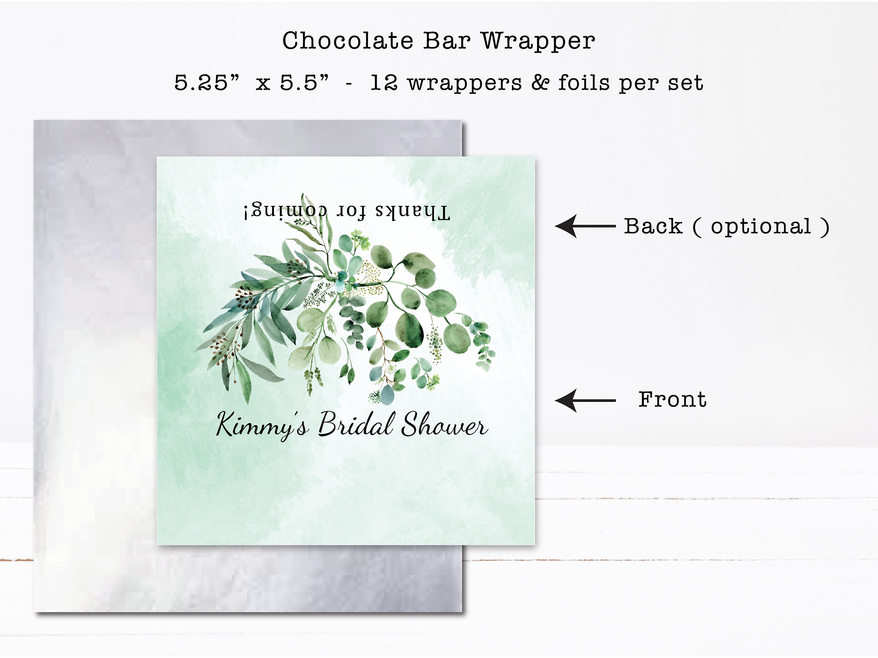 Eucalyptus Greenery Succulent Simple Elegant Watercolor - Etsy