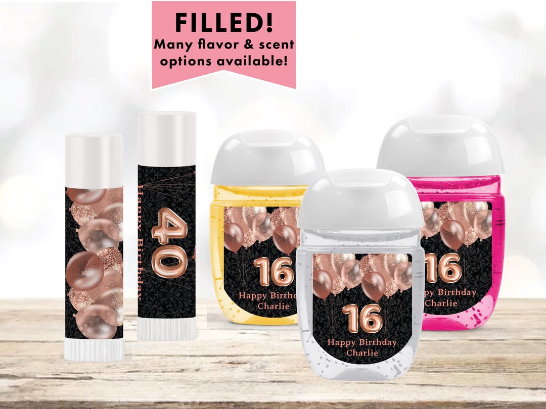 Rose Gold Black Glam Glitter Foil Balloon Number Luxury Elegant Damask ...