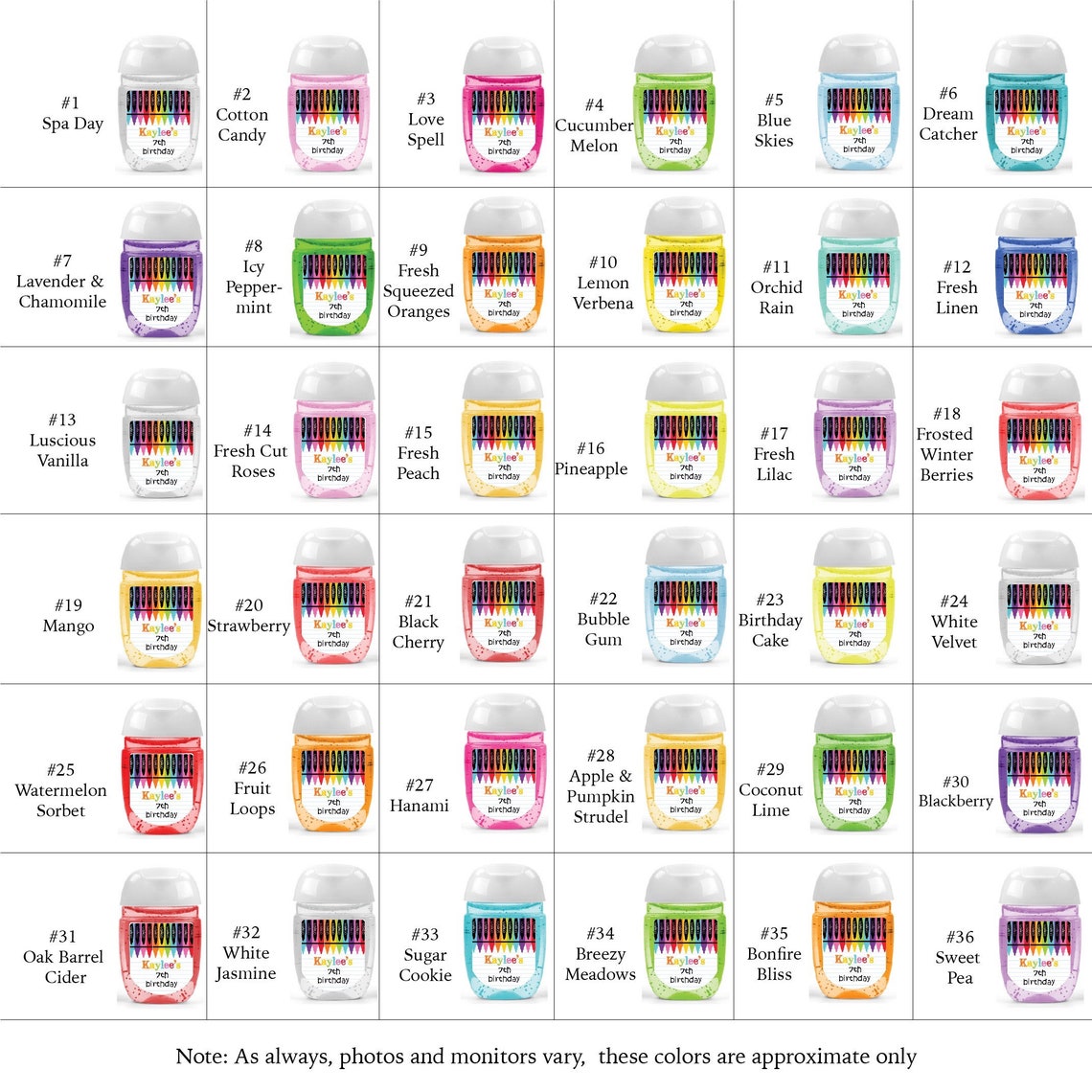 Coloring Crayon Art Colorful Rainbow Lip Balms Chap Stick or - Etsy