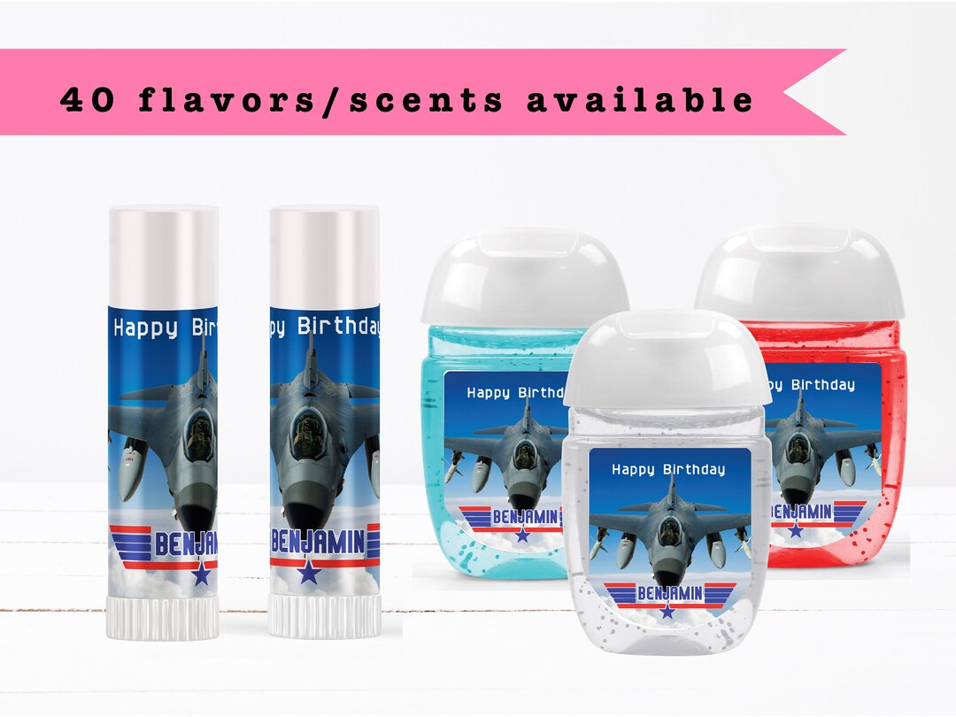 Fighter Jet Fighting F-16 Falcon in Sky Air Force Airplane Lip Balms ...