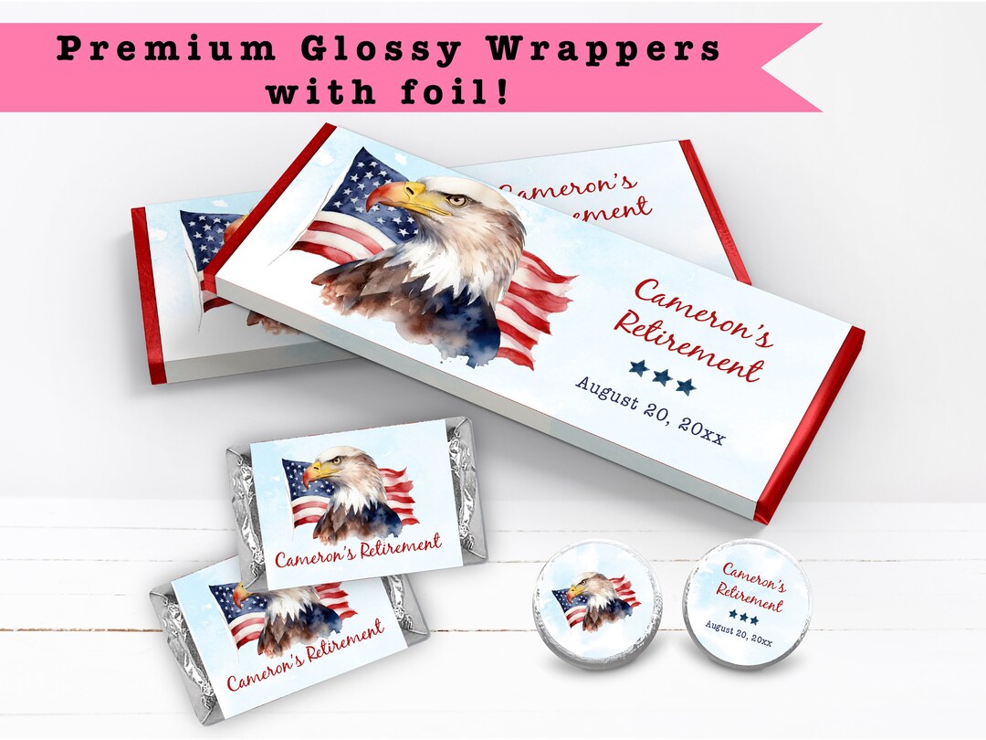 Bald Eagle With American Flag Military Soldier Patriotic USA Watercolor ...