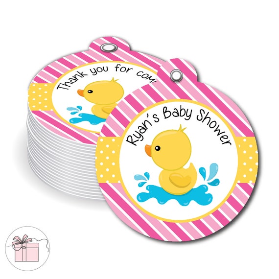 Cute Little Rubber Duck Duckling PRINTED GIFT TAGS Thank - Etsy