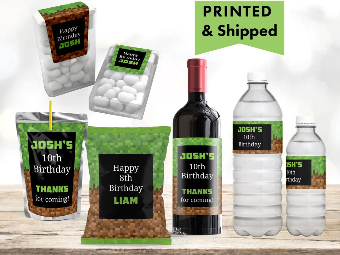 Pixelated Gaming Popular Game Theme Video Game Zone Level up Chip Bag ...