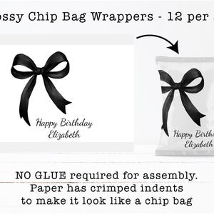 Black Bow Elegant Black Ribbon Coquette Black & White Party Watercolor ...