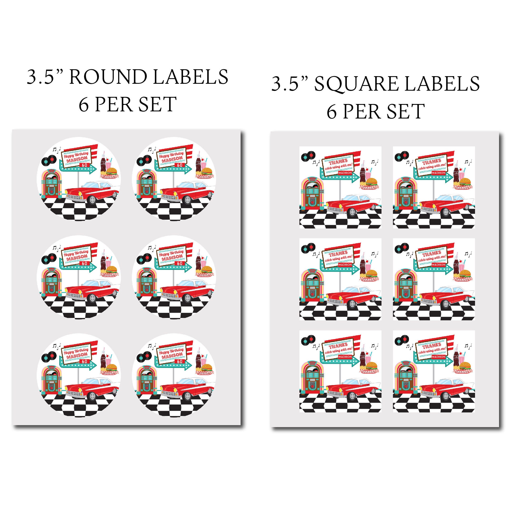 1950's Diner Retro Sock Hop Jukebox 50's Fifties - Etsy