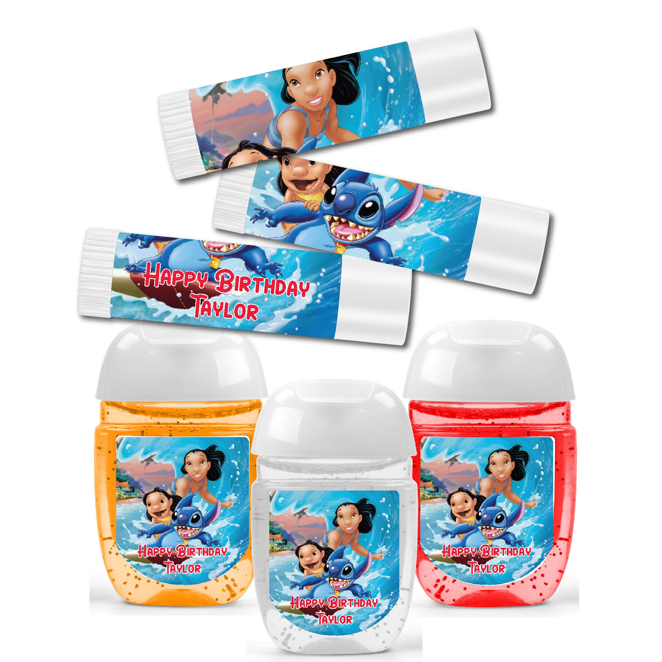 Lilo & Stitch Lip Balms Chap Stick or Hand Wash Best Party - Etsy