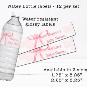 Blush Pink Bow Minimalist Watercolor Ribbon Coquette Elegant Charming ...