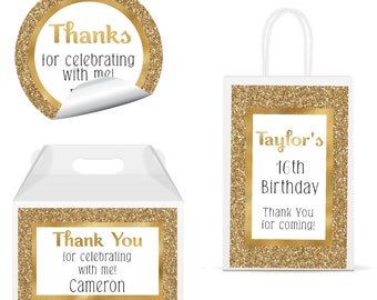 Rose Gold Metallic Sparkle Glitter Luxury Any Age Occasion - Etsy