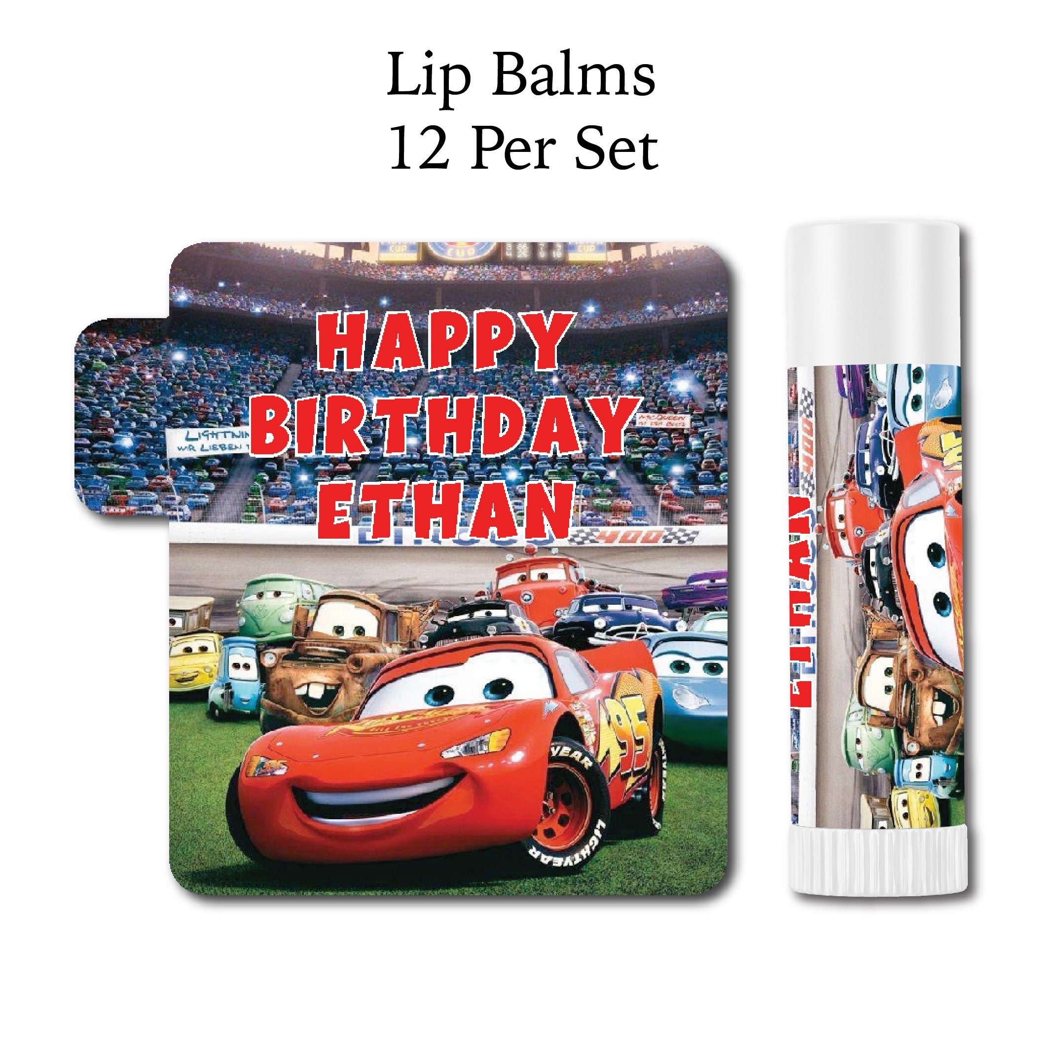 Cars Lightning Mcqueen Lip Balms Chap Stick or Hand Wash - Etsy