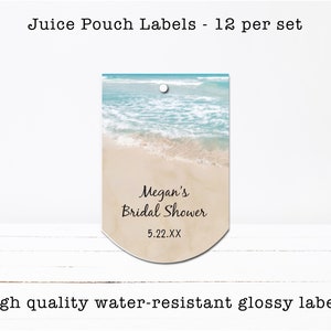 Watercolor Beach Summer Blue Ocean Tropical Vintage Rustic Seaside ...